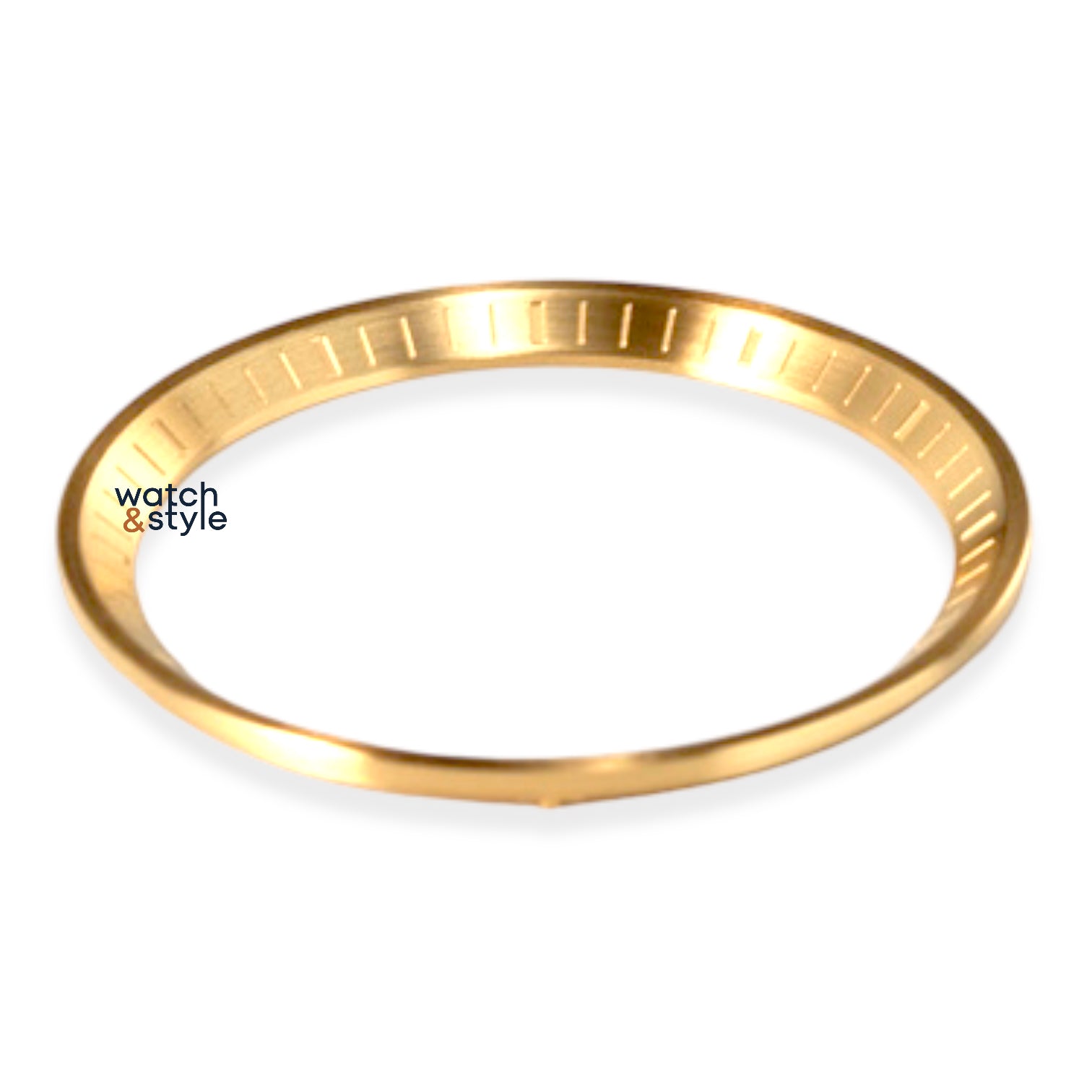 C1280 SRPE Chapter Ring - Brushed Gold with Laser Engrave – Watch and Style