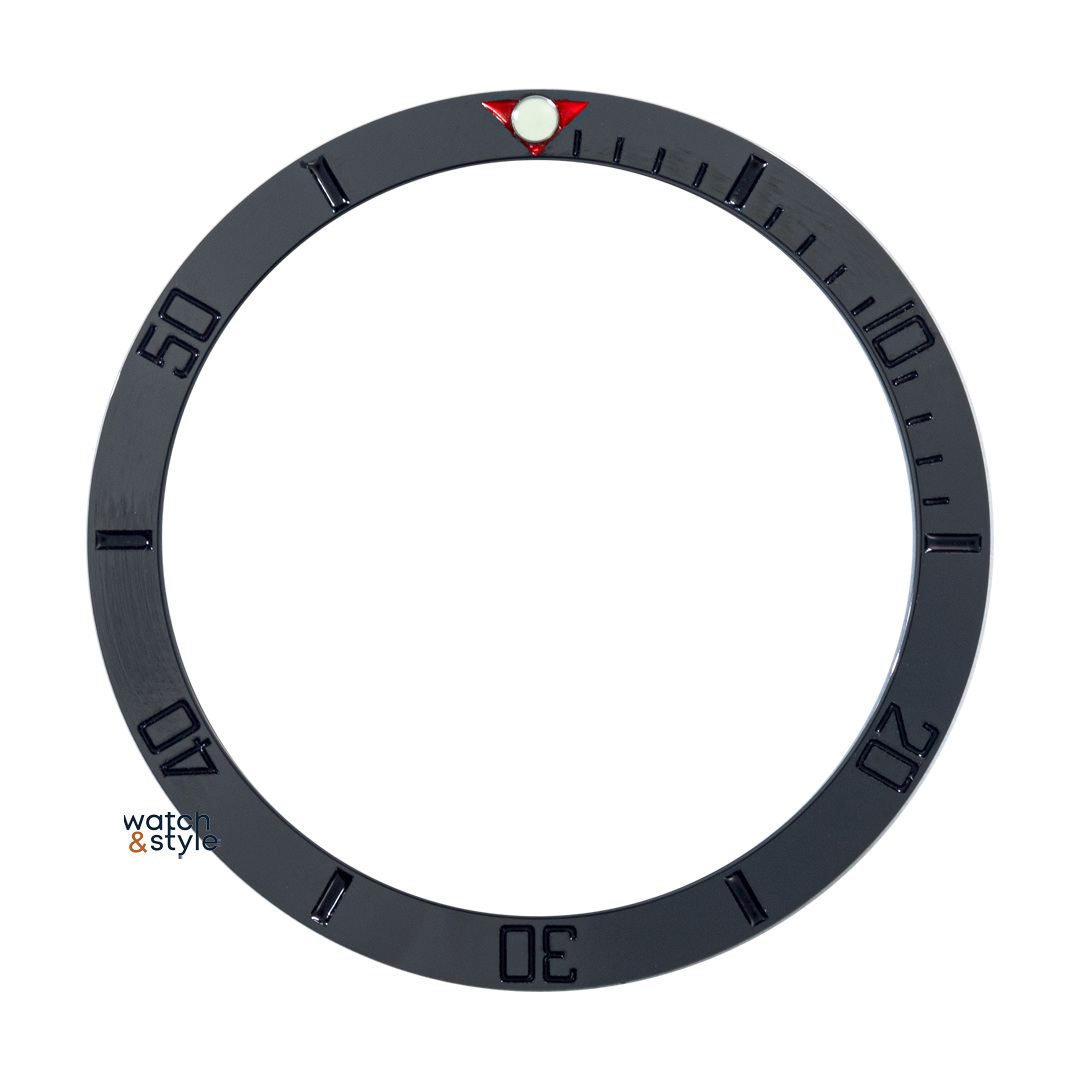 CI1258 SKX007/SRPD Slope Ceramic Insert - Sub Stealth/Red – Watch and Style