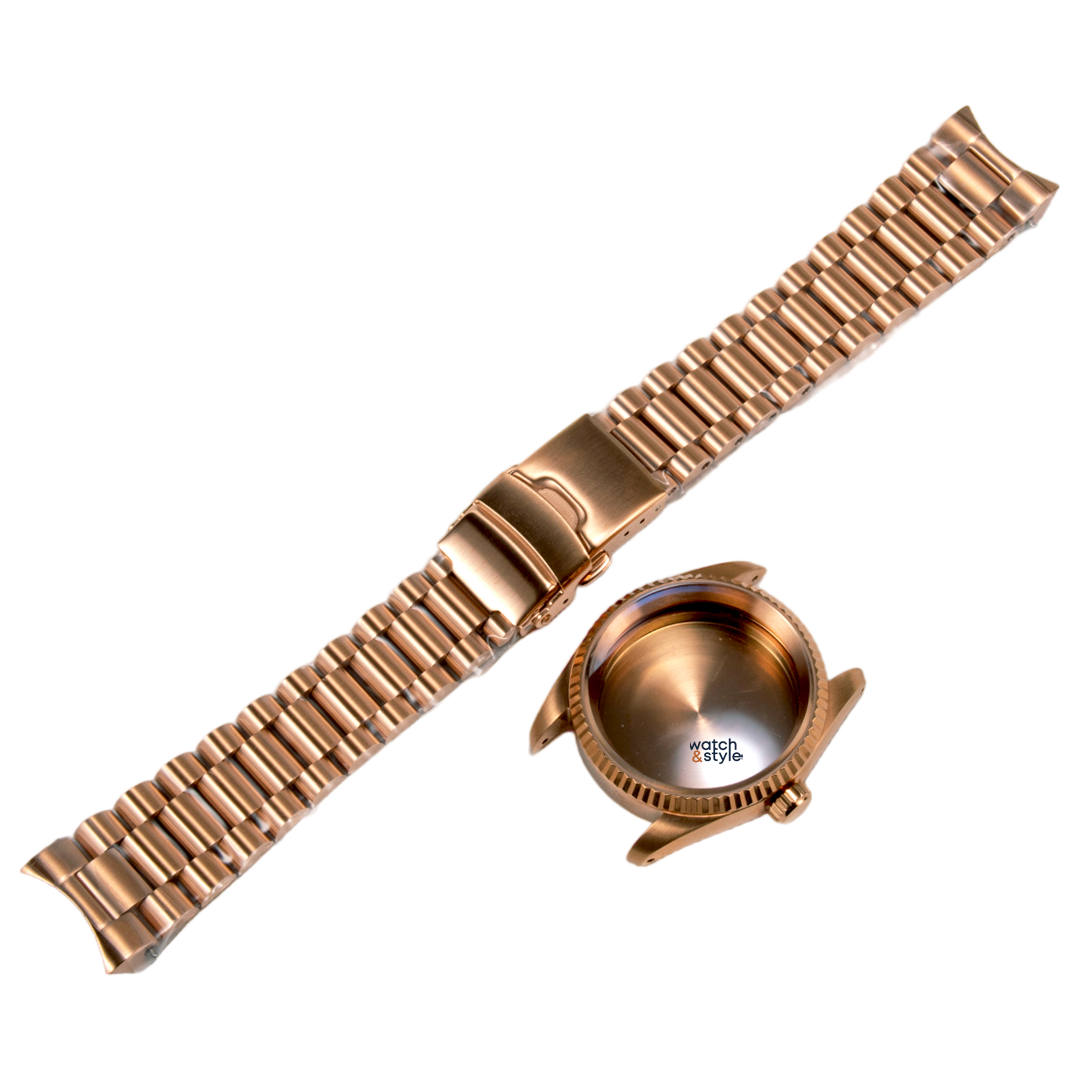 RC0999 36mm Fluted Bezel Case - Gold – Watch&Style