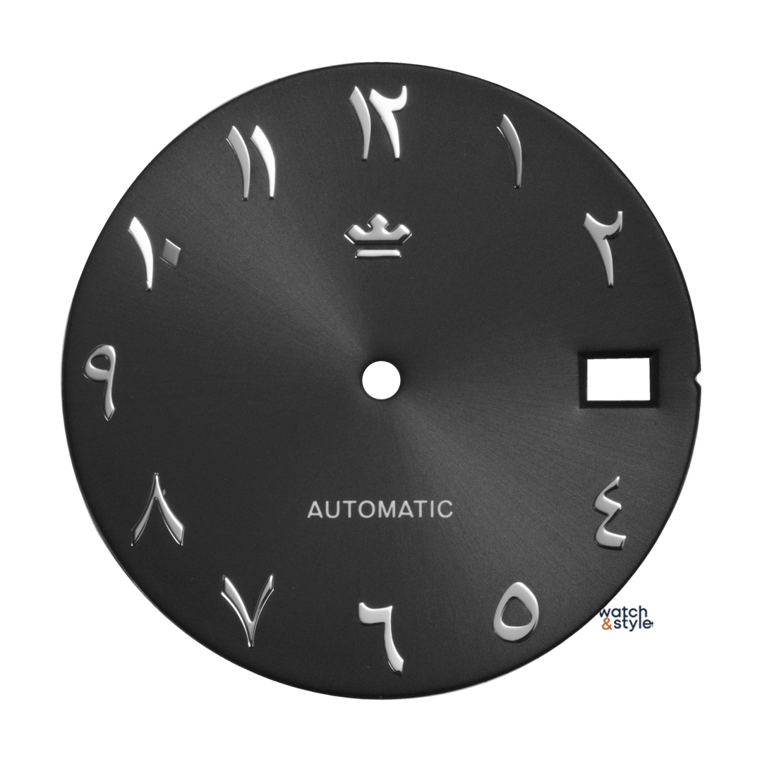 D1391 Arabic Dial - Sunburst Black – Watch and Style