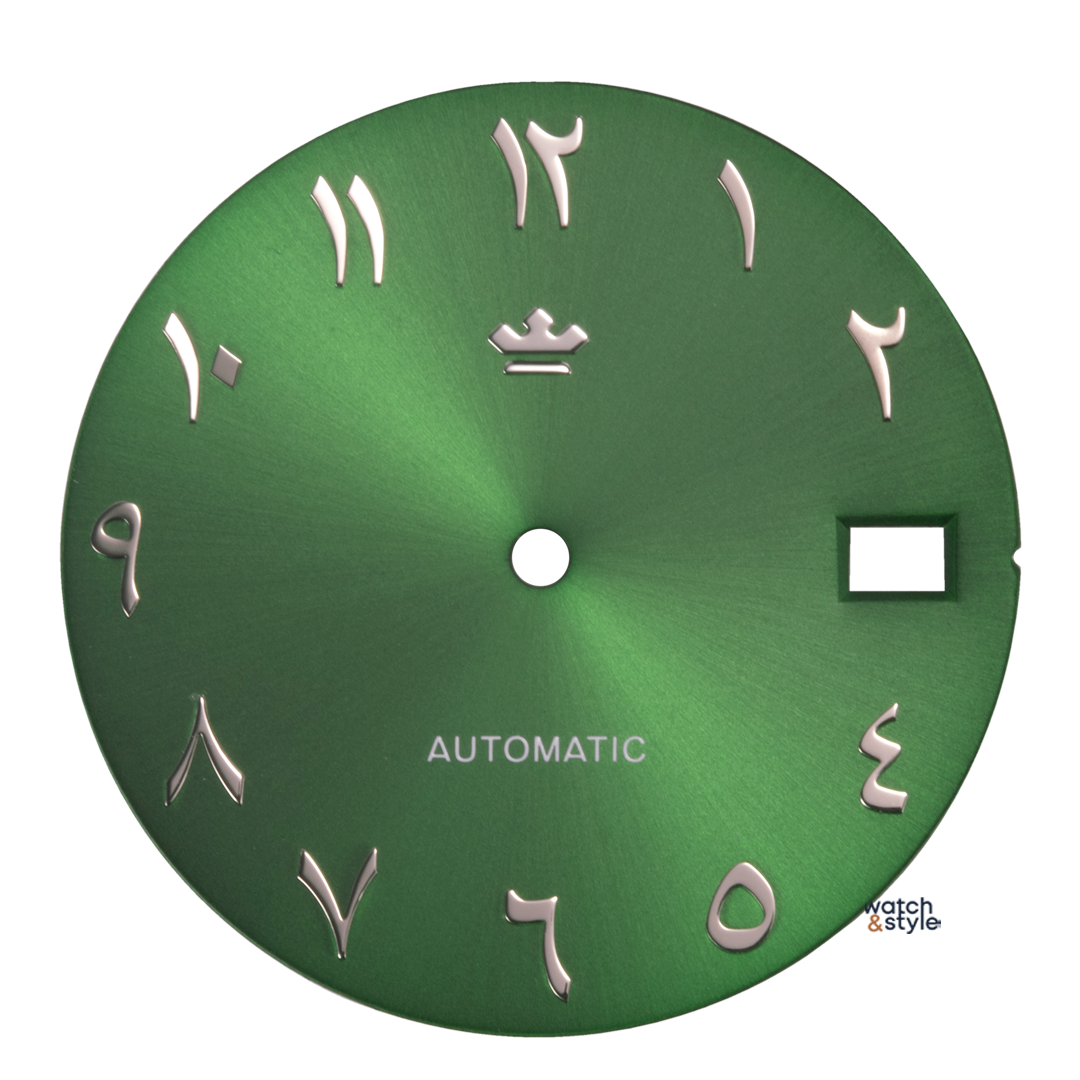 D0590 Arabic Dial - Sunburst Green – Watch and Style