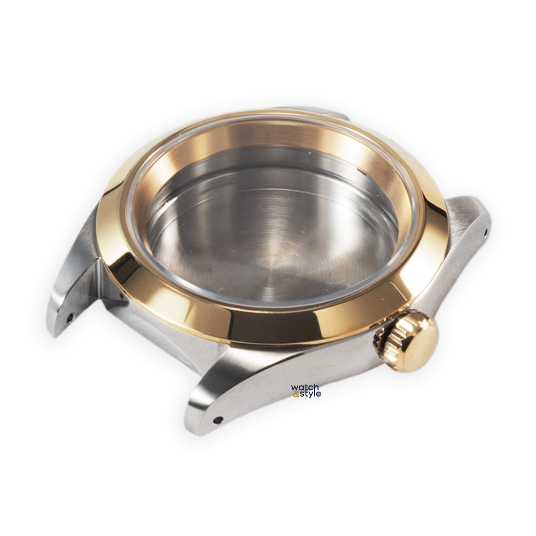 RC1626 40mm Explorer Bezel Case - Two Tone - Steel/Gold – Watch and Style