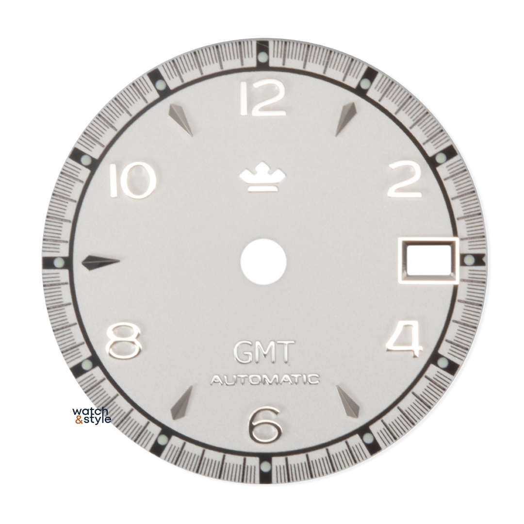 D1654 Alpinist Style GMT Dial - Matte White – Watch and Style