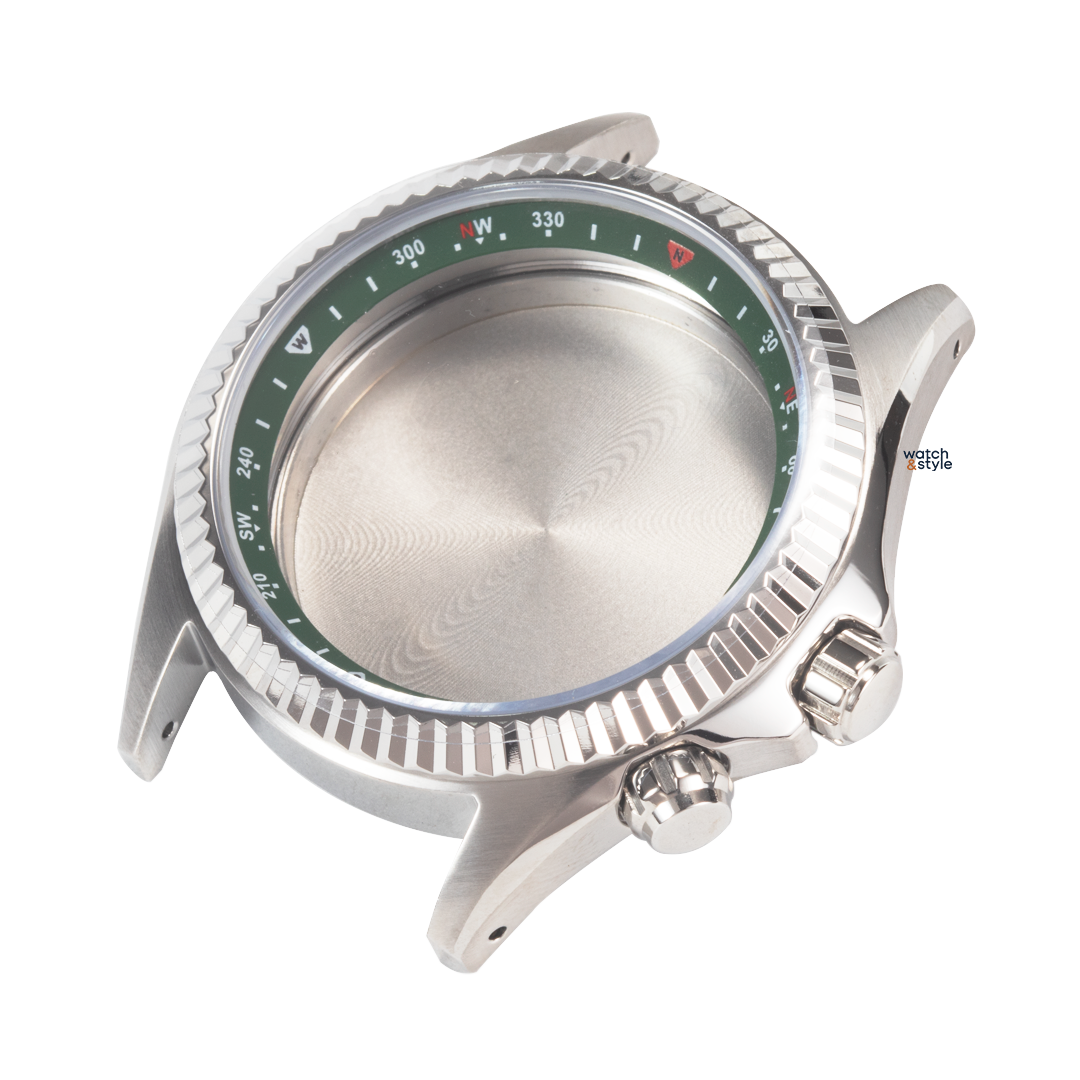 RC1698 Alpinist Style Case Green Chapter Ring - Fluted – Watch and Style