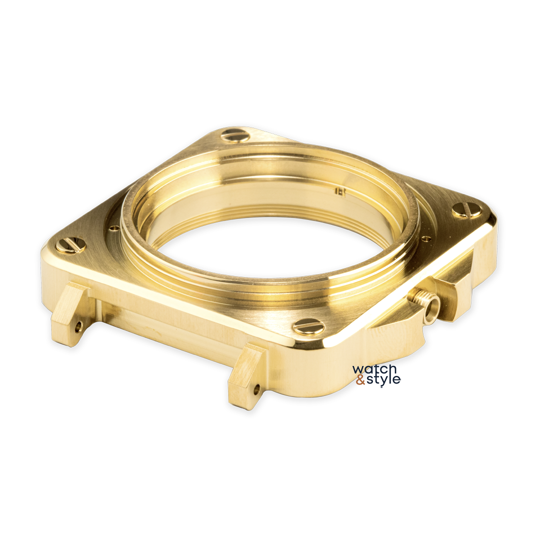 RC1215 SKX007 Square Case with Crown Guard - Gold – Watch and Style