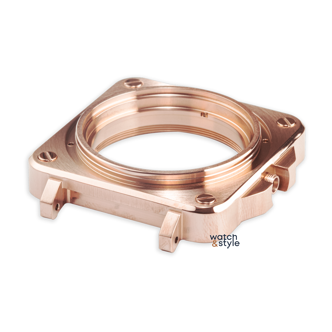 RC1214 SKX007 Square Case with Crown Guard - Rose Gold – Watch and Style